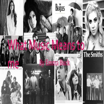 What music means to me | PPT