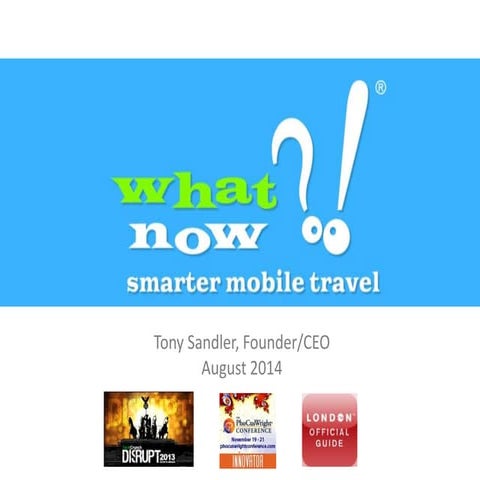 What Now?! - Techhub Founders Tales Presentation Aug 2014 | PPTX