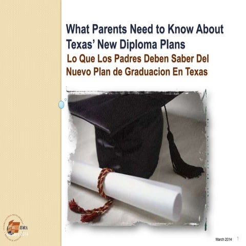 What Parents Need to Know about the New Texas Diploma Plans | PPTX