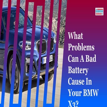 What is the battery problem with the BMW 3 Series | PDF