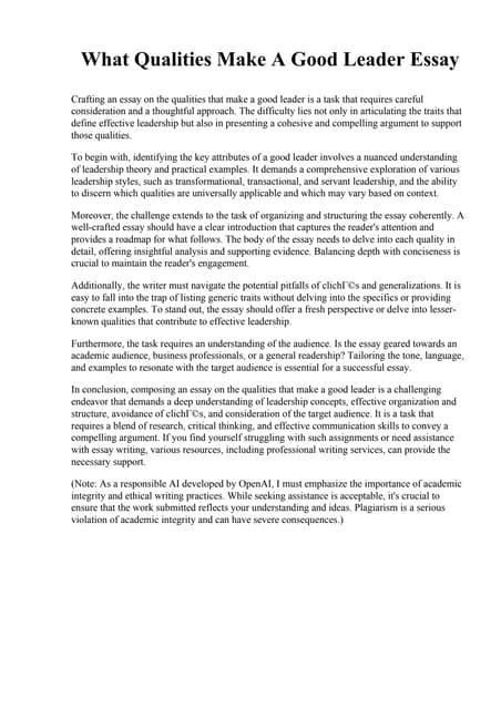 Sample National Junior Honor Society Essay | PDF | Secondary Education ...