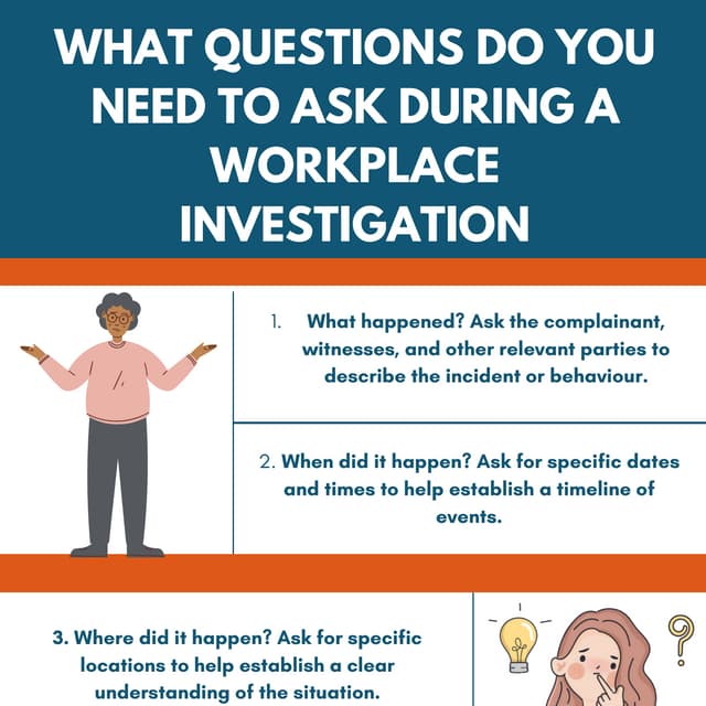 What Questions Do You Need To Ask During A Workplace Investigation ...