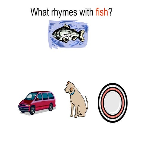 What Rhymes With Fish | PPT