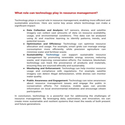 What role can technology play in resource management.pdf