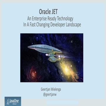 Oracle Jet Enterprise Ready Javascript Toolkit Ppt Free Download 