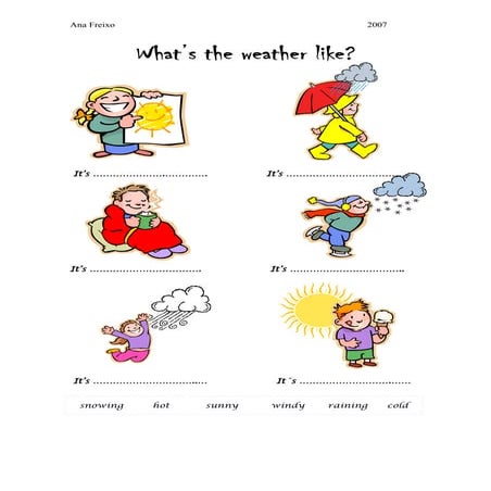 Whats The Weather Like | PDF
