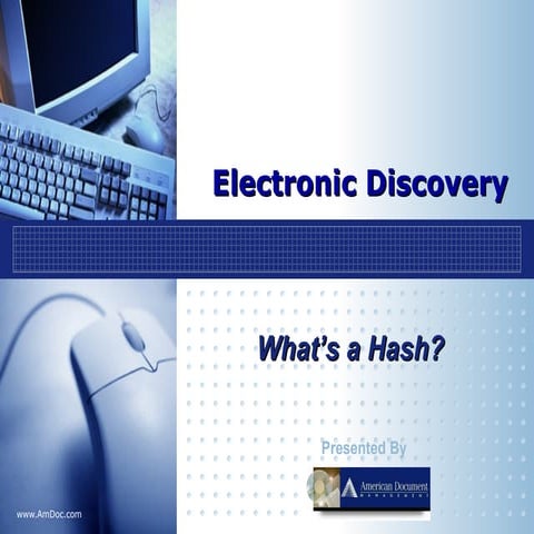 Whats A Hash | PPS | Technology & Computing
