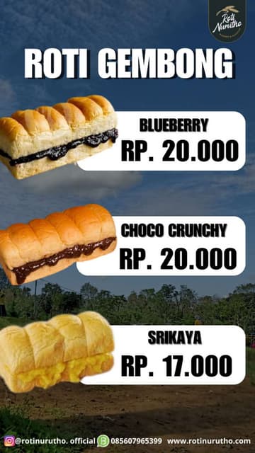 ROTI GEMBONG BLUEBERRY | PDF