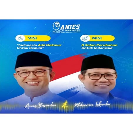 VISI MISI AMIN Anies - Muhaimin | PDF