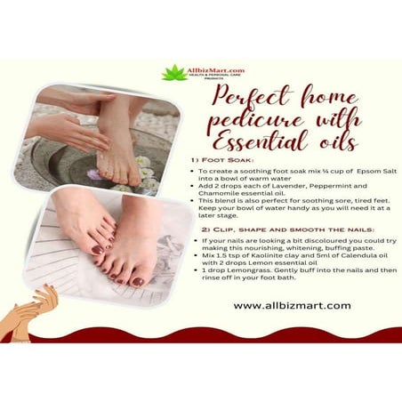 PERFECT HOME PEDICURE WITH ESSENTIAL OILS!! | PDF