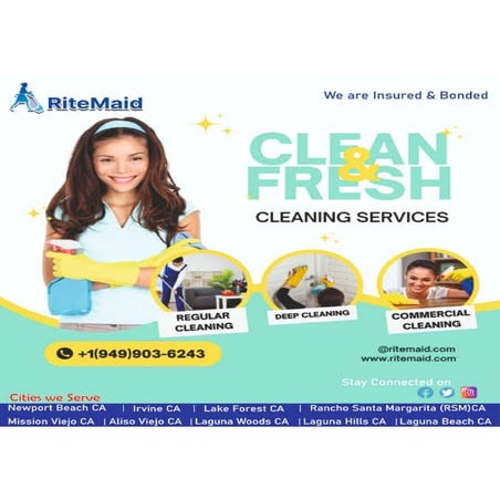 "RiteMaid - Your Trusted Partner for Premier Cleaning Services" | PDF