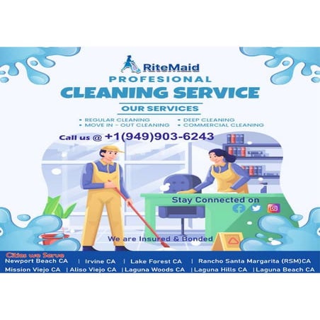 "RiteMaid - Your Trusted Partner for Premier Cleaning Services" | PDF