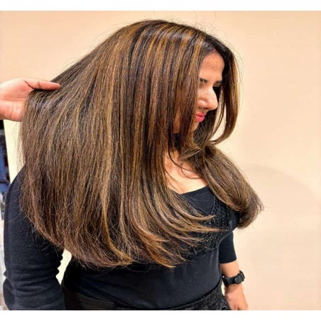 Beautiful hair highlighting in HSR | Top makeup artist in HSR | Best ...