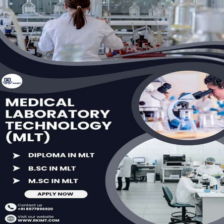 Medical Laboratory Technology MLT One Year Course | PDF