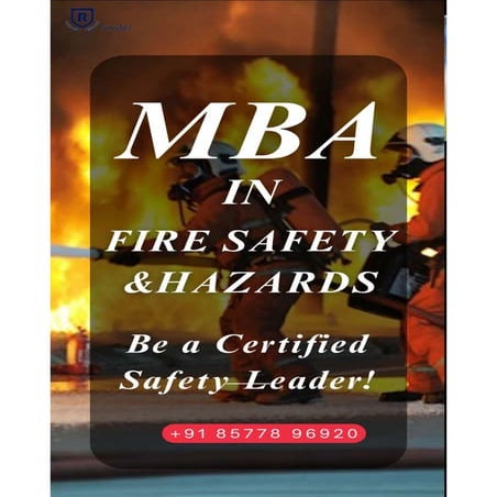 MBA in Fire Safety & Hazards | MBA in One Year | One Year MBA Program | PDF