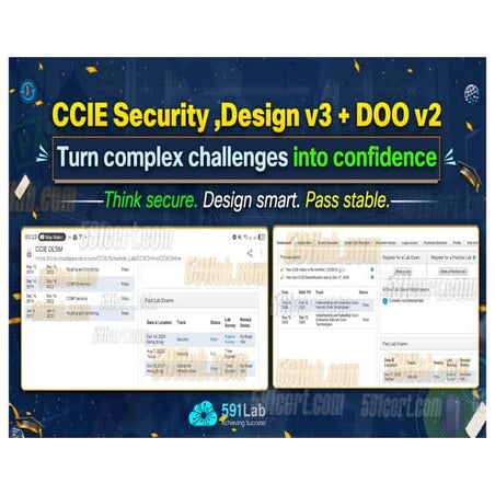 🛡️ CCIE Security, Design v3 + DOO v2 Turn Complex Challenges into ...