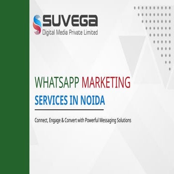 WhatsApp Marketing Services | Noida, Delhi NCR | PPT