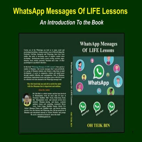 WhatsApp Messages of LIFE Lessons - Introduction | PPT