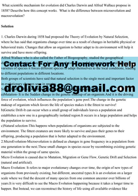 Micro macro and mega evolution | PPT