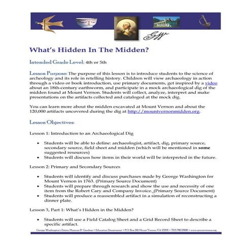 What's Hidden In The Midden? | PDF