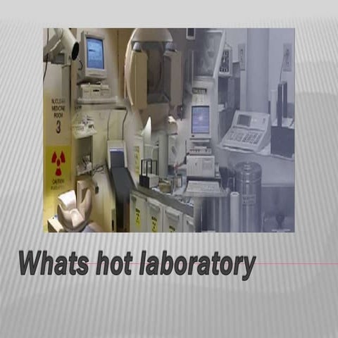 Whats hot laboratory | PPTX