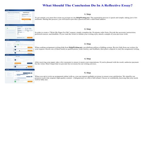 What Should The Conclusion Do In A Reflective Essay | PDF