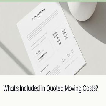 Quotations format for Packers and Movers Companies in India | PDF