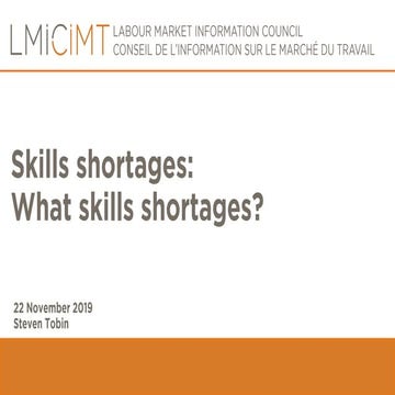 Skills shortages: What skills shortage? | PDF