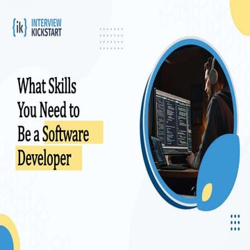 What Skills You Need to Be a Software Developer | PPTX