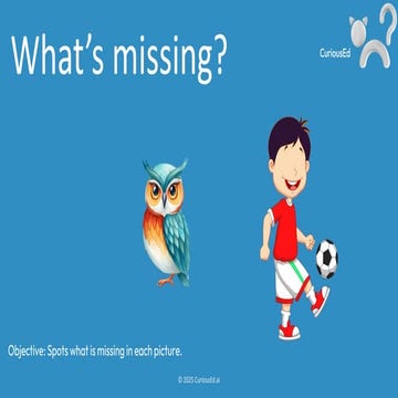 What’s Missing – Visual Thinking & Observation Activity for Early Years ...