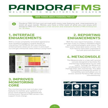 Whats new in Pandora FMS 5.0 | PDF | Operating Systems | Computer ...
