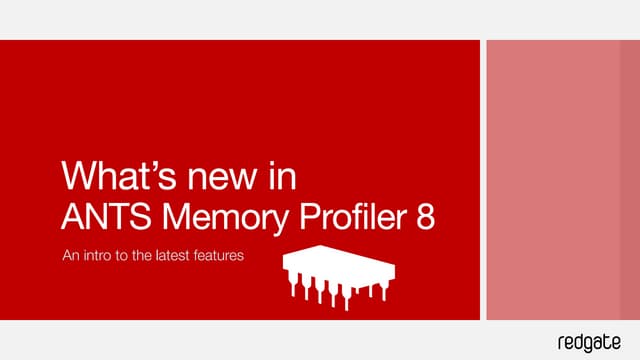 What S New In Ants Memory Profiler 8 Ppt