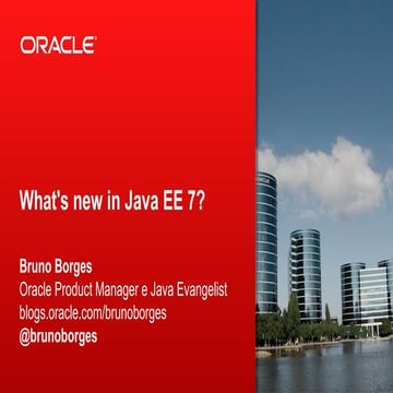 Otn Tour 2013 Whats New In Java Ee 7 Ppt 