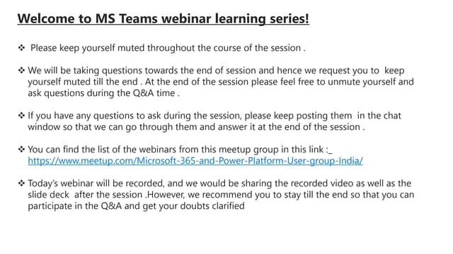 Microsoft Teams - User Guide Presentation | PDF