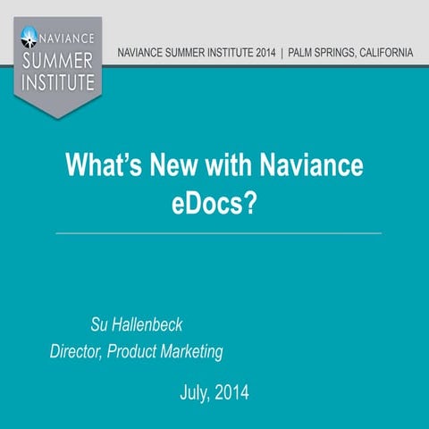 Whats New with Naviance eDocs? | PPT