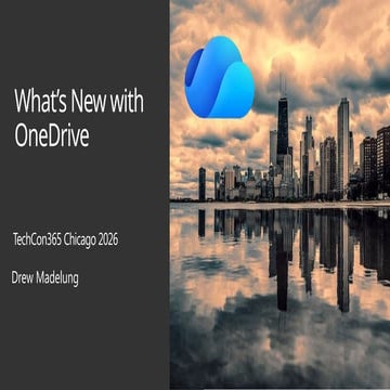 Overview of New Microsoft OneDrive Updates and Features in 2026 | PPTX