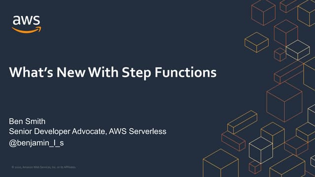 Aws Reinvent Serverless Recap Day Whats New With Aws Stepfunctions Express Workflows Ppt