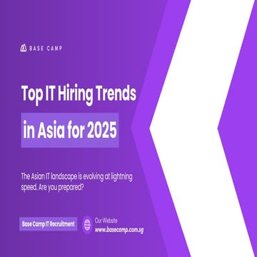 What’s Next? 2025 Tech Hiring Trends in Asia | PDF