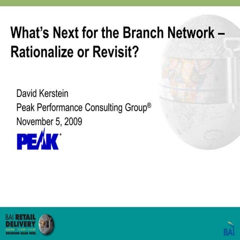 Whats Next For The Branch Network | PPSX