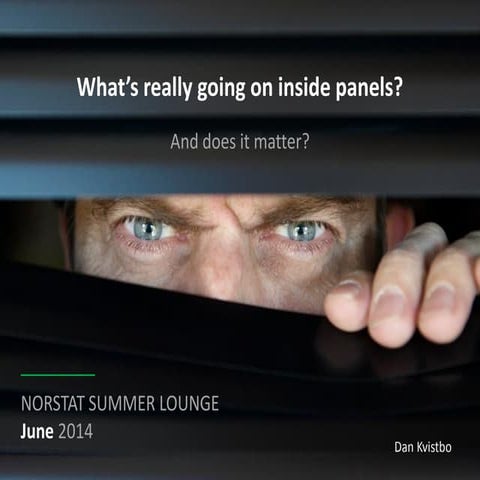 Whats really going on inside panels and does it matter | PPT