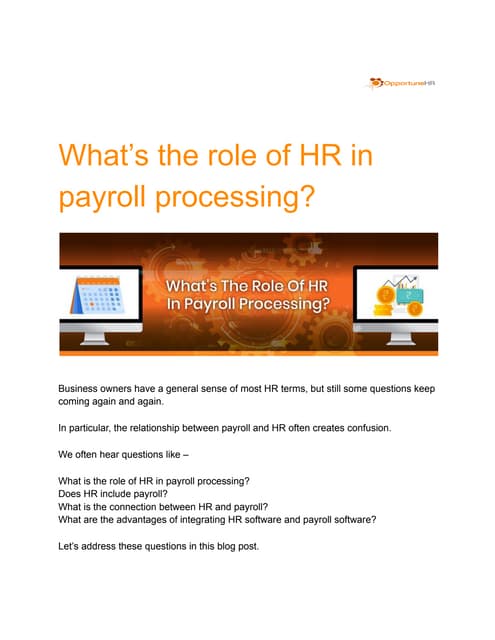 HRMS software presentation | PPTX