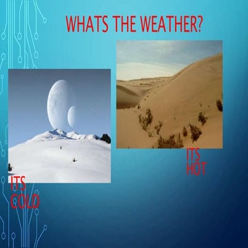 Whats the weather? | PPT