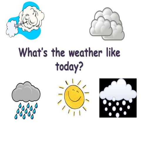 What's the weather like? | PPT