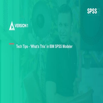 Whats This In Ibm Spss Modeler Pptx