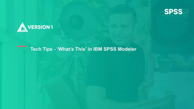 Whats This In Ibm Spss Modeler Pptx