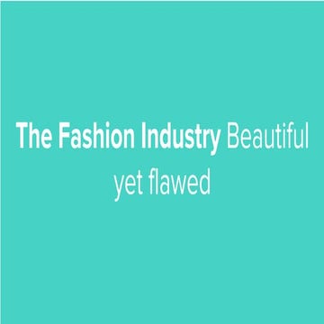 The fashion system | PPTX