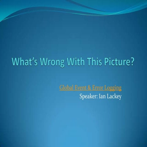 What’s wrong with this picture - STL DODN | PPT