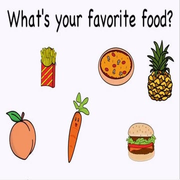 What's your favourite food? English Kindergarten lesson.pdf