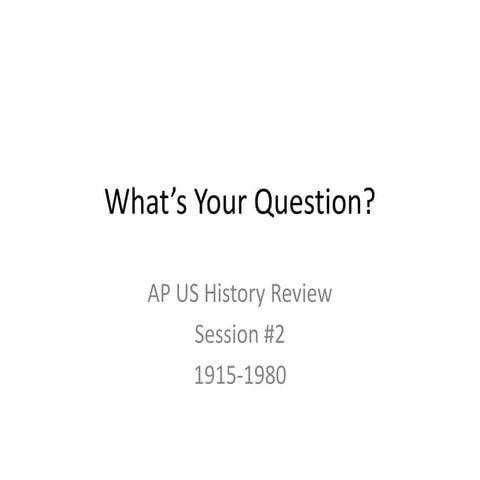 Post WWI American Society & Economy | PPT