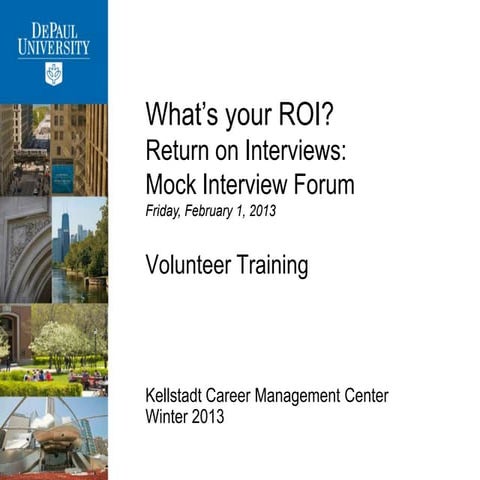 ROI Volunteer Training | PPT
